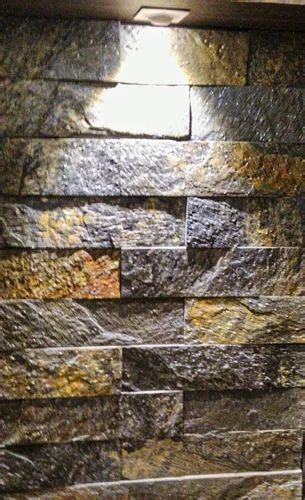 Natural Wall Cladding D Green At ₹ 60sq Ft Stone Wall Covering In