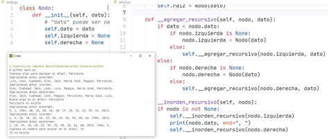 Árbol binario en Python Parzibyte