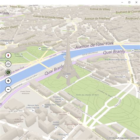 New Map Control Features In Windows Fall Creators Update Windows Developer Blog