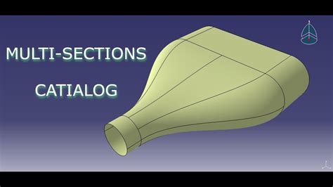 Multi Sections Catia V5 Catialog Youtube