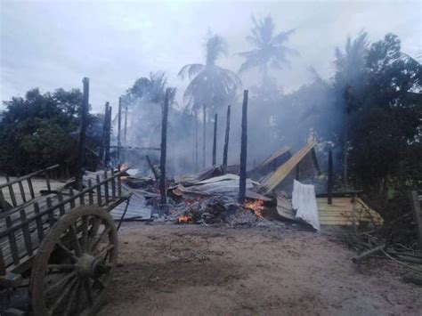 စစ်ကောင်စီတပ်က ရေဦးမြို့နယ် နေအိမ်အချို့ကို မီးရှို့ ဖျက်ဆီး