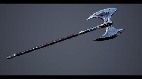 Artstation Stylized War Axe