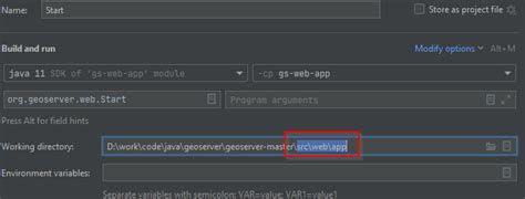 Intellij Quickstart — Geoserver 228x Developer Manual