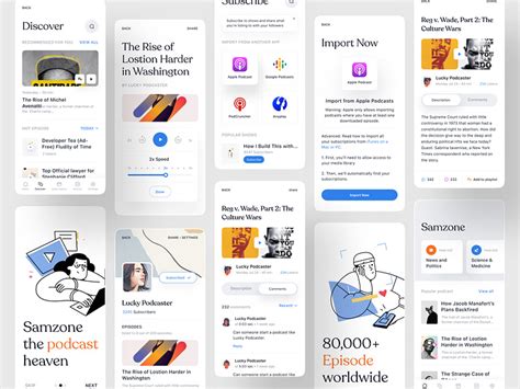 Podcast App Mobile Design By Omar Faruk On Dribbble
