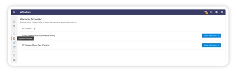 Wiiisdom Announces The Release Of New Tableau Version Management Capabilities