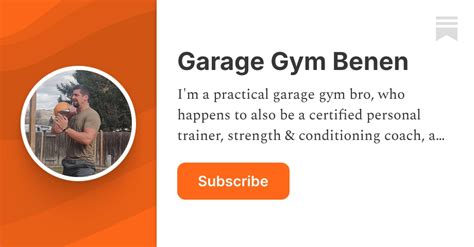Examples Of Limiting Options Garage Gym Benen