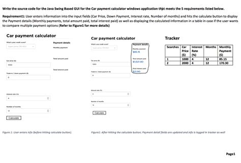 Write The Source Code For Creating A Java Swing Based