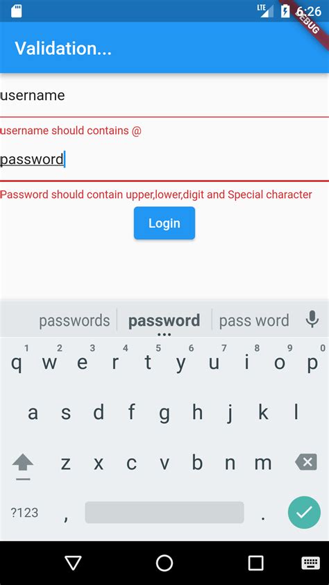 Dart How To Handle Textfield Validation In Password In Flutter