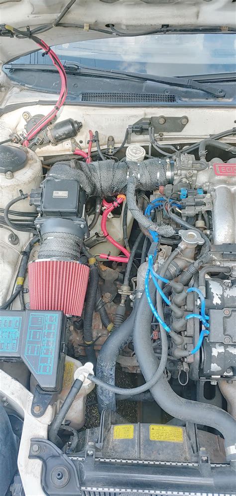 Messing Around With A Cold Air Intake On My 3000gt Just Insulated It Today Rjdm