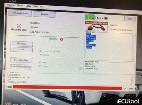 Foxflash Read And Write Mercedes EDC C Via OTB Mode IECUTOOL Official Blog