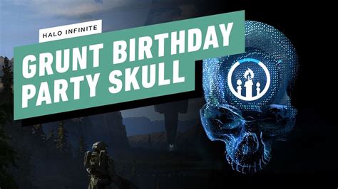 Halo Infinite Campaign Grunt Birthday Party Skull Location Youtube