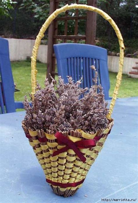 Корзинка | Fiori di lavanda, Idee fai da te, Fai da te