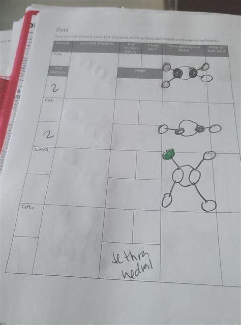 solved name section date data parts a and b drawing