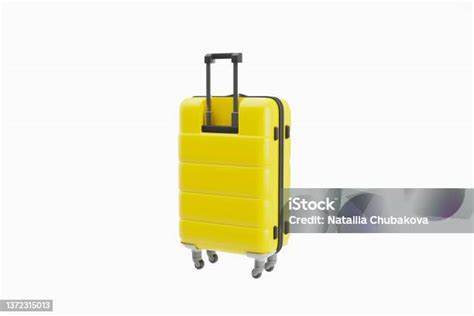 트렌디 한 사실적인 노란색 플라스틱 현대 가방 격리 3d 렌더 3d 일러스트 가방에 대한 스톡 사진 및 기타 이미지 가방 관광 관광객 Istock