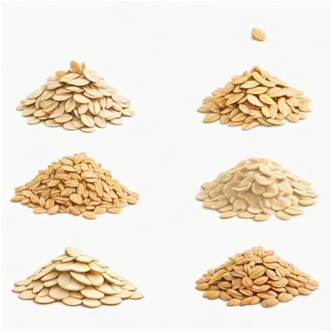 A Series Of Different Types Of Grains Including Oats Premium AI Generated Vector