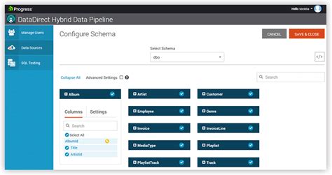 Accessing Relational Big Data And SaaS Data From NativeScript The