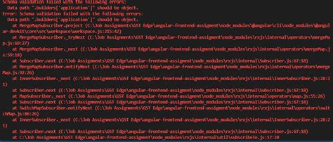Nodejs Error For Angular 72 Data Path Builders Application Should Be Object Stack