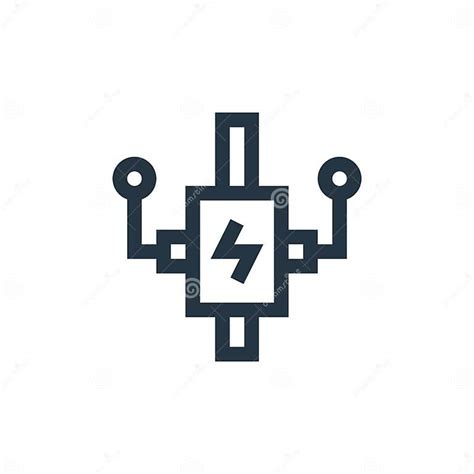 Betätigungshebel Vektorikone Isoliert Auf Weißem Hintergrund Thin Linie Des Entwurfs