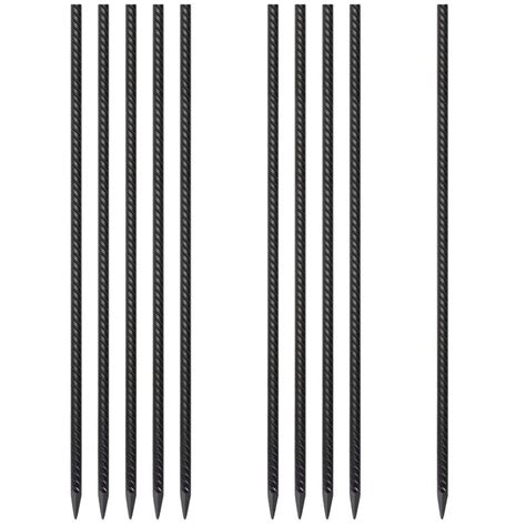 Nvnoo 12 In X 40 In Heavy Duty Landscape Rebar Timber Spikes With