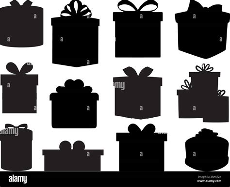 T Boxes Decorative Christmas Stock Vector Images Alamy