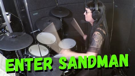 Anna Walder Enter Sandman Metallica Drum Cover Youtube