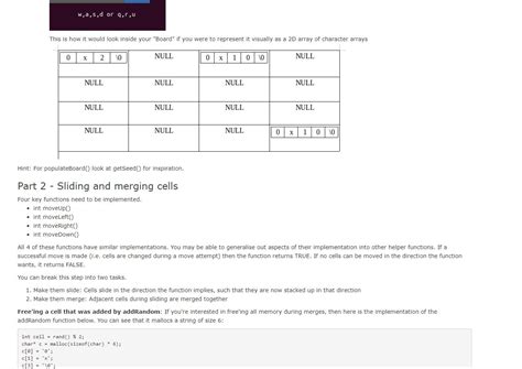 Solved C Language Programming Task Making The 2048 Game In