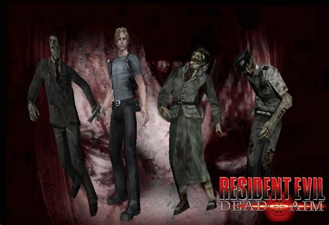 Resident Evil Dead Aim The Cast By Euchreplayer23 On Deviantart