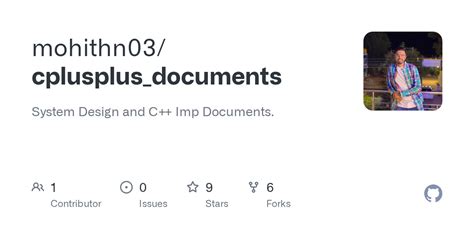 Github Mohithn03cplusplusdocuments System Design And C Imp Documents