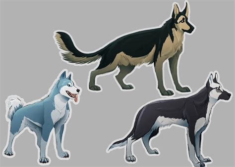 Angry Anime Dogs By Theesydsquid On Deviantart