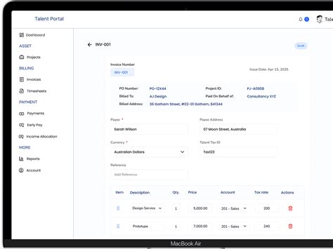 Smart Invoice Generator Ui By Amulya Jonnala On Dribbble