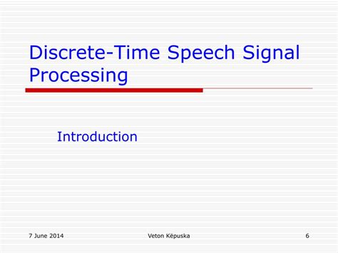 Ppt Speech Processing Powerpoint Presentation Free Download Id1419035