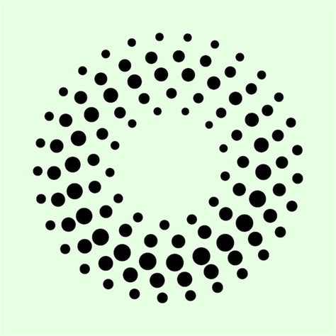 Premium Vector Abstract Circular Halftone Dots Background