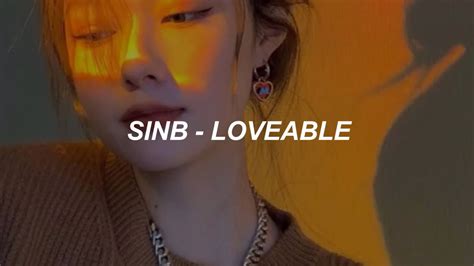 Sinb Loveable Easy Lyrics Youtube