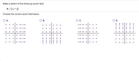 Solved Make A Sketch Of The Following Vector Field F Chegg