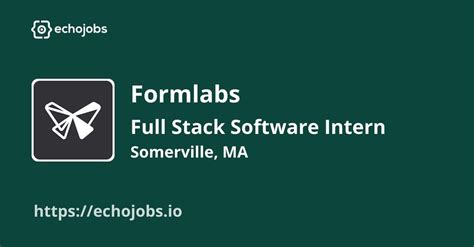 Formlabs Is Hiring Full Stack Software Intern Winterspring 2024 Somerville Ma Gcp