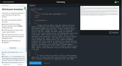 Hey I M Jesslyn Code Academy Html Css Basic HTML