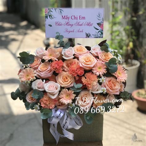 TyDo Flower Cửa hàng hoa tươi Gò Vấp G0323463 GIỎ HOA CHÚC MỪNG SINH NHẬT