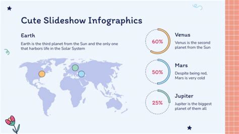 Cute Slideshow Infographics Template