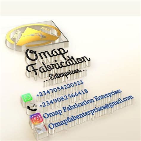 Omap Fab Enterprises Omap Fabrication Enterprises Threads Say More