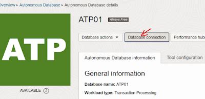 Oracle Tips And Techs Connection To Oracle Autonomous Database
