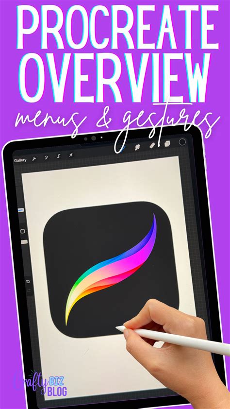 Procreate For Beginners Basic Gestures And Navigation Video Tutorial Crafty Biz