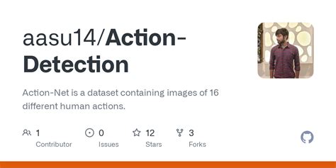 GitHub Aasu Action Detection Action Net Is A Dataset Containing Images Of Different