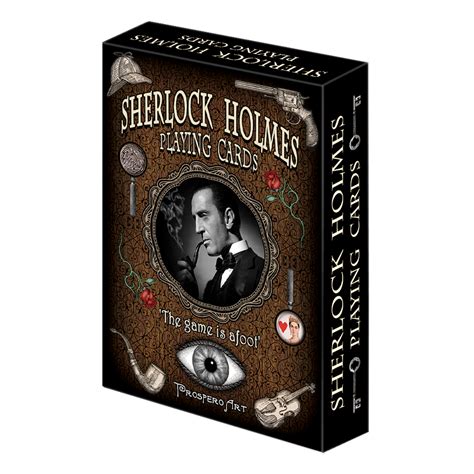 Sherlock Holmes Playing Cards Prospero Art
