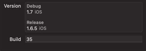IOS Wrong Build Number Issue Facebook React Native GitHub