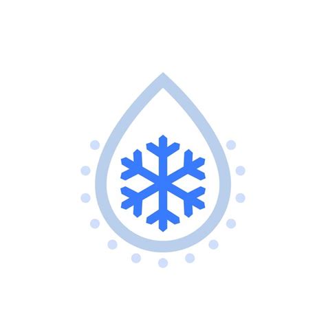 Premium Vector Coolant Drop Icon On White