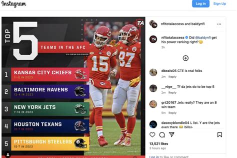 Look Nfl Network Analyst Puts New York Pittsburgh Among Afcs Top Teams
