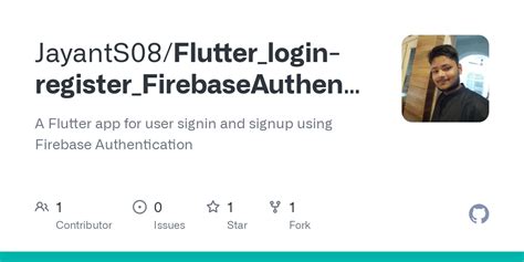 Github Jayants08flutterlogin Registerfirebaseauthentication A