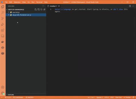 Open Workspace En Visual Studio Code