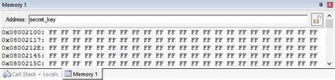 Arm Placing A Key Variable In Internal Flash Memory Electrical