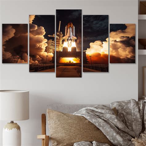 Latitude Run® Space Shuttle Captivating Night Launch I Space Shuttle